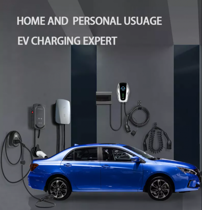 Thermoplastic PC940 Shell EV Charger Wall Mount Wallbox 7kw OEM