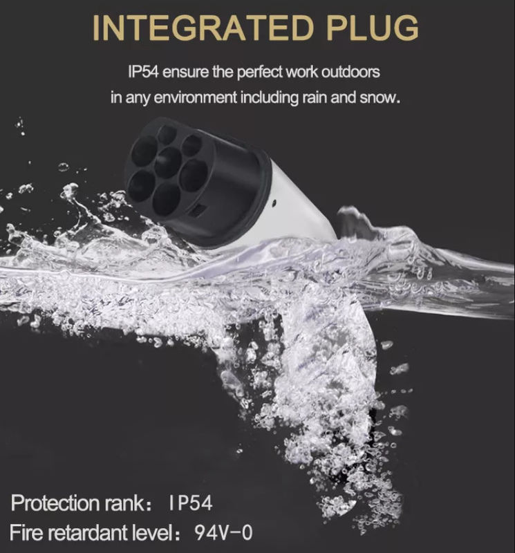 16A 3 Phase 11KW Type 2 To Type 2 EV Cable IP55 EVSE Cable