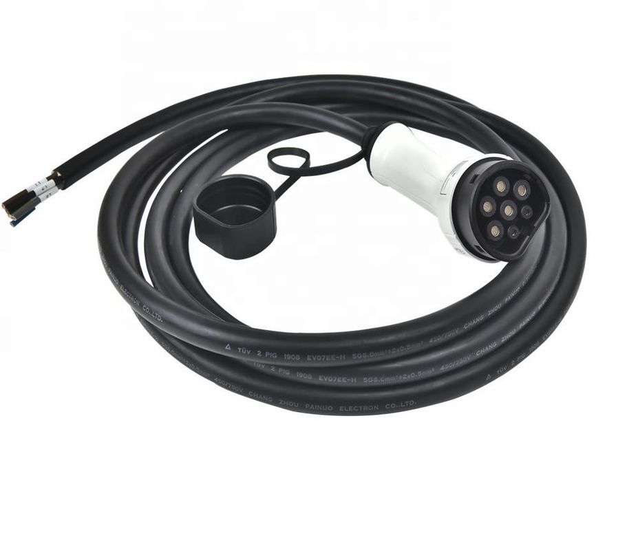 Tethered Type 2 Cable 7.4kW 1 Phase 32A Wallbox Cable