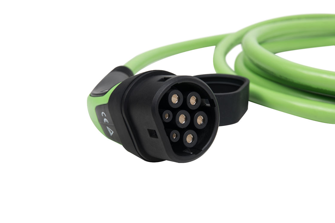 IP55 32A 1 Phase EV Charging Cable IEC 62196-2 TPU 5m Tethered Open End