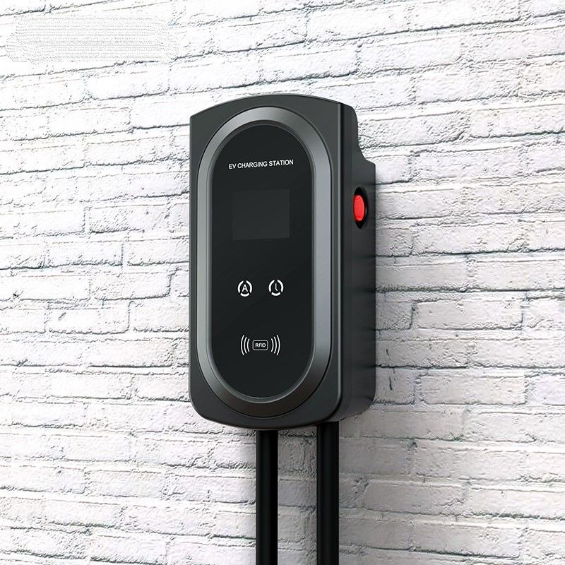 RFID Card Swipe Wall Mounted EV Charger Car Charging Points With Type B RCD