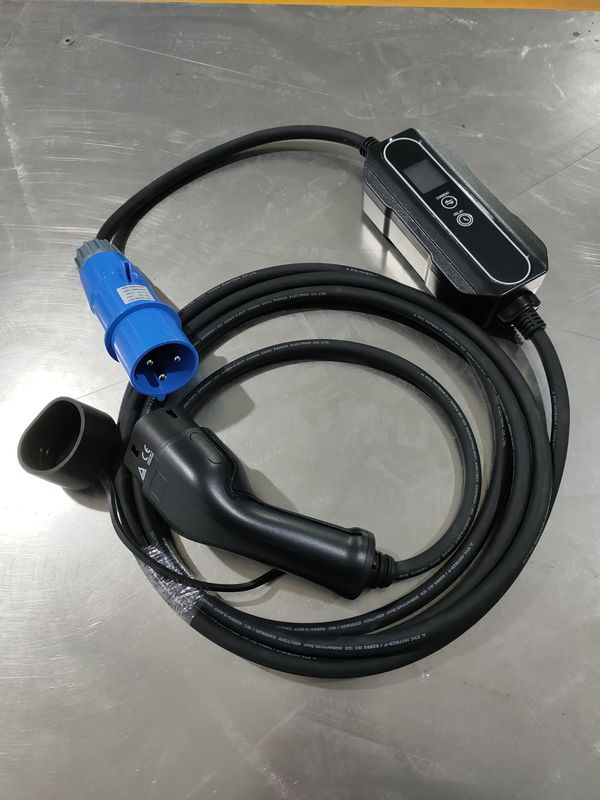 16A 32A Mode 2 AC EV Charger 7KW EVSE Electric Vehicle Car Charger Type ...