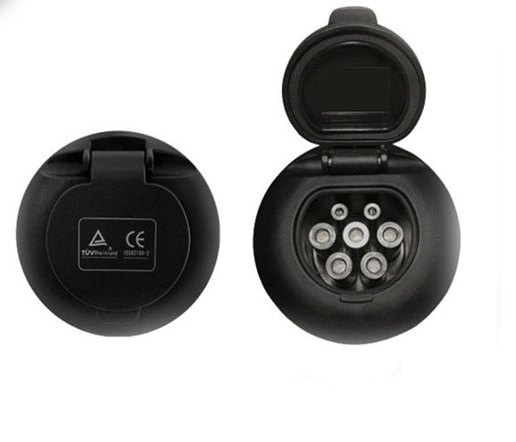 0.5m Ohm Type 2 Inlet EV Charging Socket Type 2 IEC 62196-2