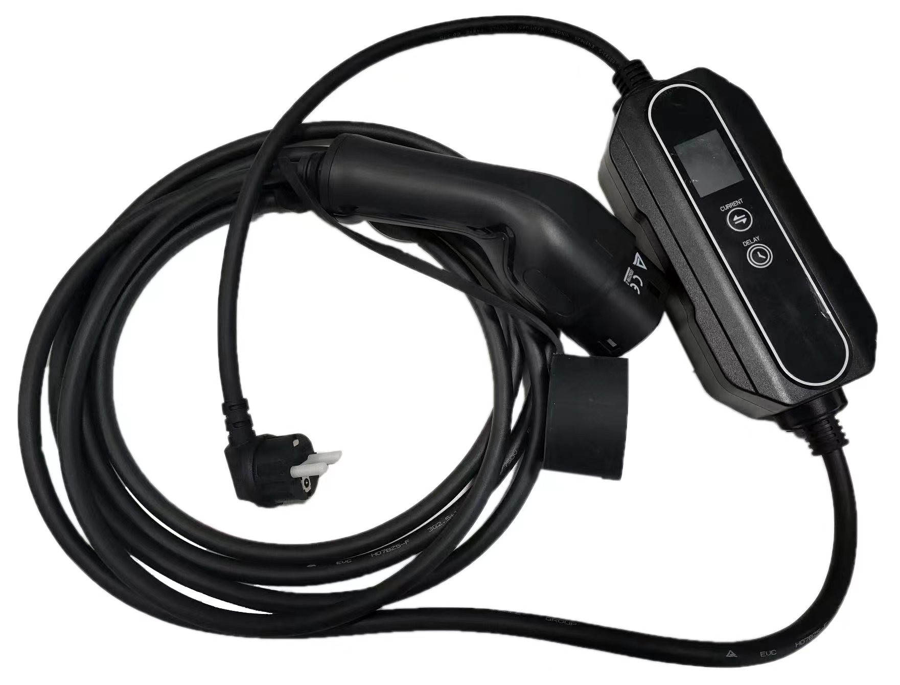 10A 16A EVSE Level 2 Type 2 Portable EV Charger Adjustable With Schuko