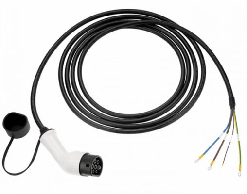 380V 32A Type 2 Tethered Charging Cable