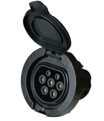0.5m Ohm 3 Phase Type 2 Female Plug IEC 62196-2 For EV Charger Station